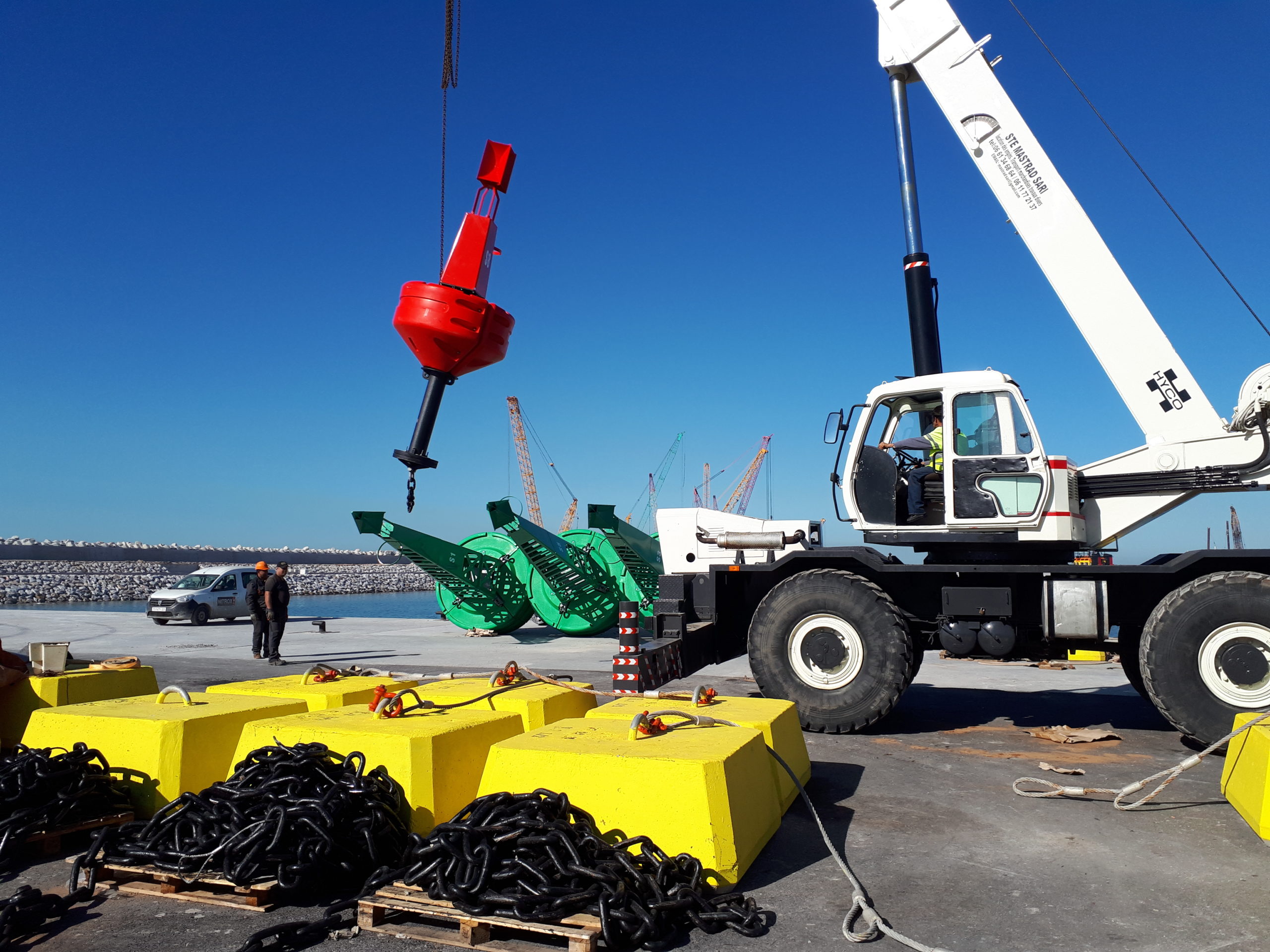 Balisage maritime du "Nouveau Port de Safi" - Maroc - une réalisation OSS