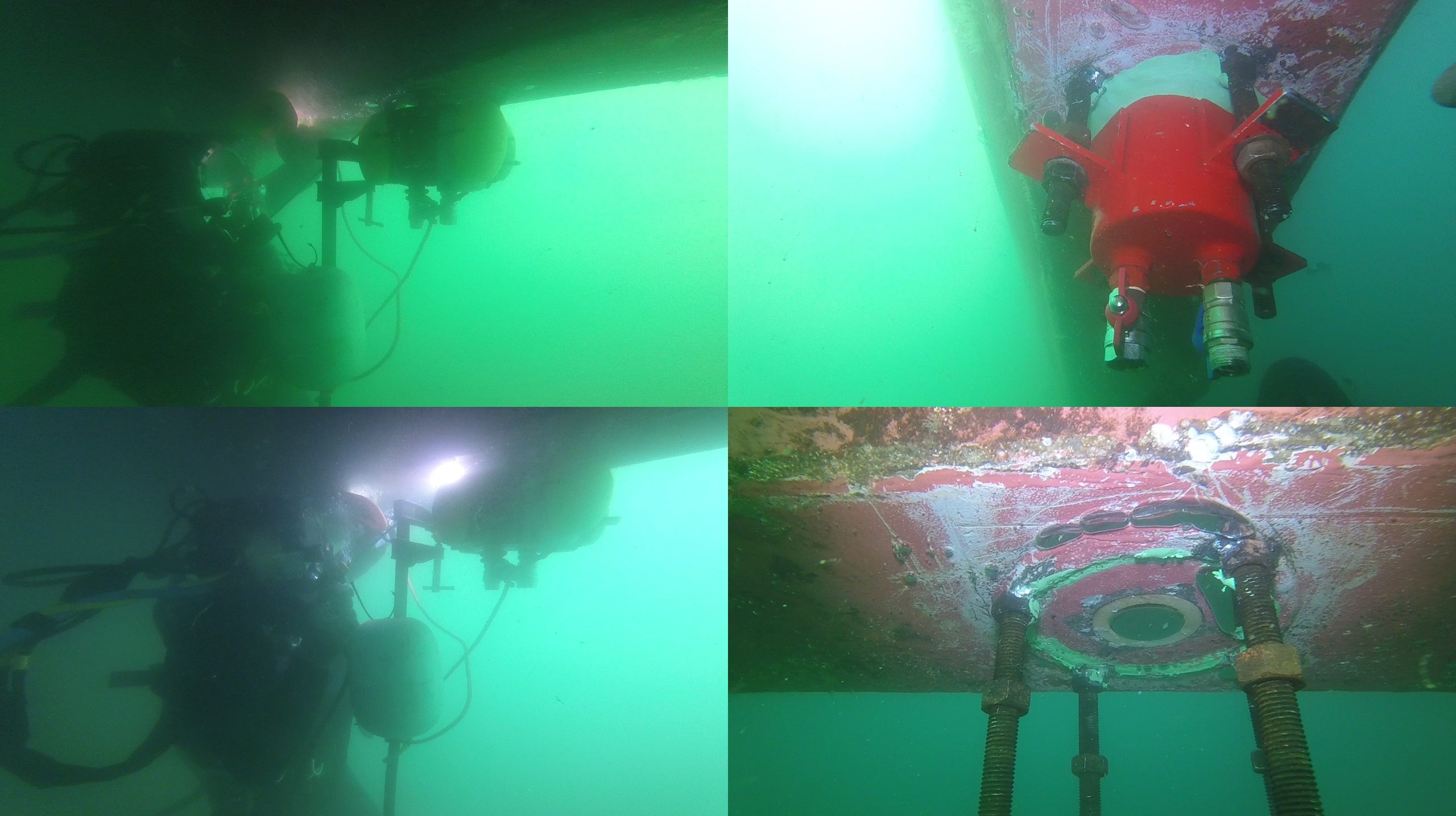 Using a cofferdam to replace a speed log in Morocco! - OSS