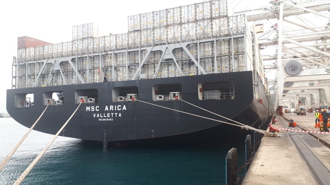 In-Water Survey of the MV "MSC ARICA" - by OSS in 6 hours.